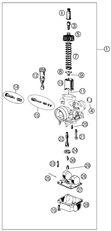 2018 Cobra CX50 P3 - CARBURETOR – NSC Motosports